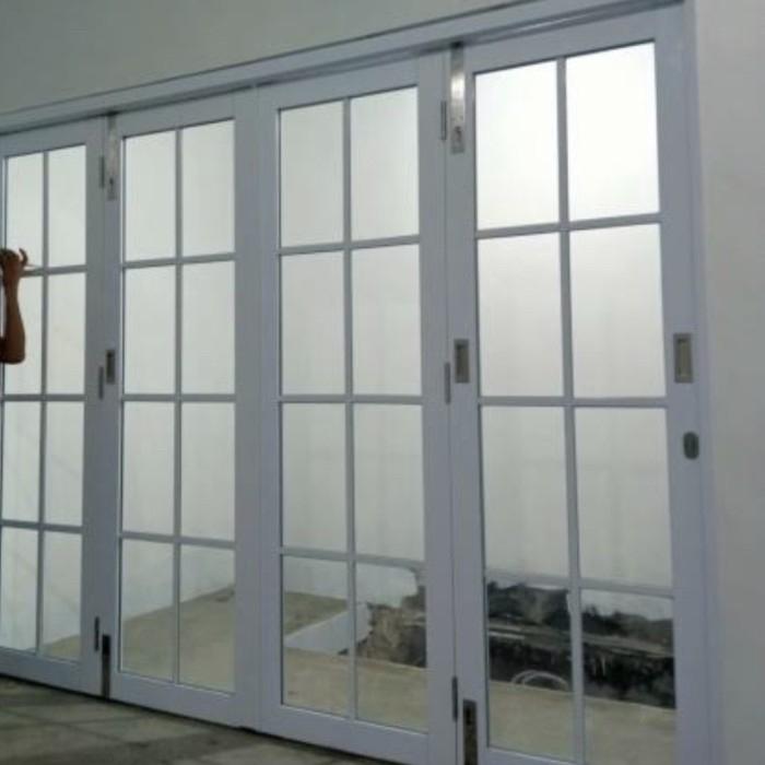 Jual Pintu lipat alumunium atao folding door alumunium pintu lipat kaca ...