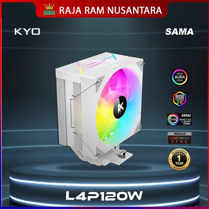 Jual KYO SAMA L4P120W CPU COOLER ARGB FAN PROCESSOR COOLER ARGB 4 ... Jual KYO SAMA L4P120W CPU COOLER ARGB FAN PROCESSOR COOLER ARGB 4 ...