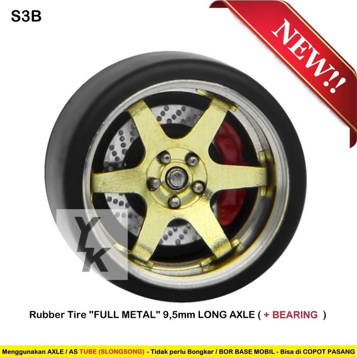 Jual CARLOMO PREMIUM S CLASS RIMS Long Axle 9,5mm MODEL TE37 Varian ...