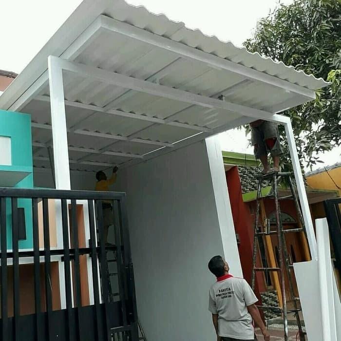 Jual kanopi rangka besi galvanis Anti karat pemasangan rapi - Jakarta ...