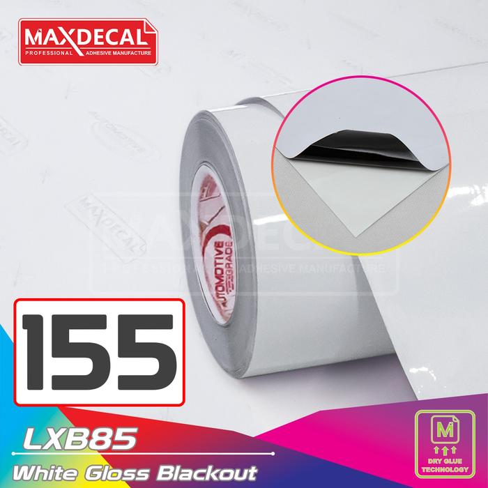 Jual [155] MAXDECAL LXB85 Blackout Printable Sticker Label Eco Vinyl ...