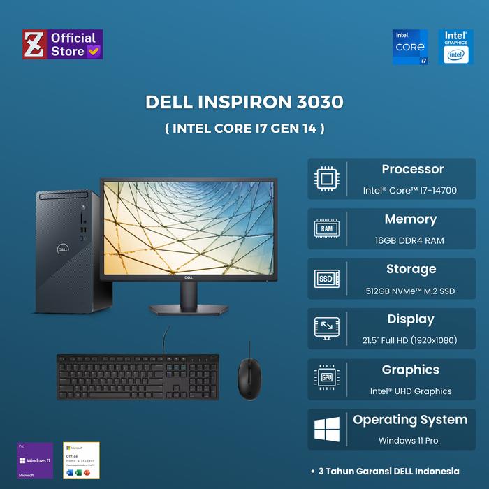 Promo DELL Latitude 3030 Tower Intel Core i7-14700 16GB RAM/512GB SSD ...