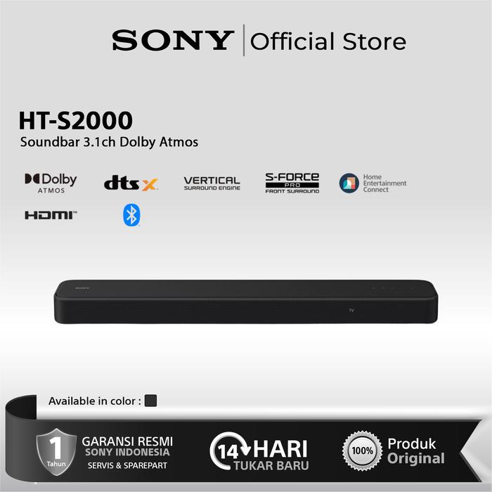 Promo Sony HT-S2000 Sony HT S2000 HTS2000 3.1ch Soundbar DTS X Dolby ...