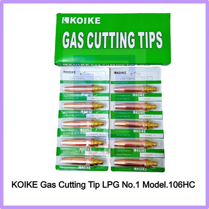 Jual KOIKE Gas Cutting Tip LPG No.1 Model.106HC - Jakarta Barat ...