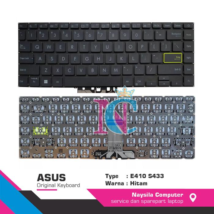 Jual Keyboard Laptop for Asus E410 E410K E410KA E410M E410MA Series ...