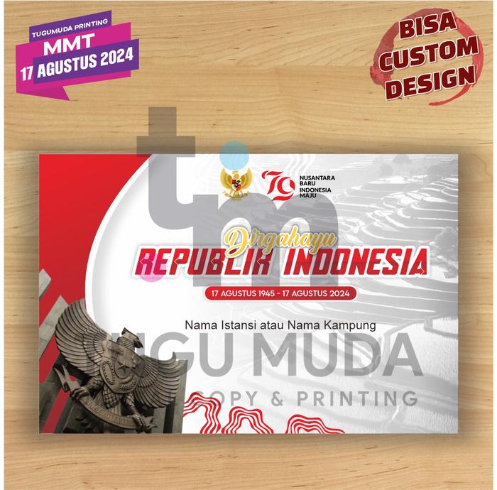 Jual Cetak Spanduk|Banner|MMT - DIRGAHAYU HUT RI - MERAH PUTIH ...
