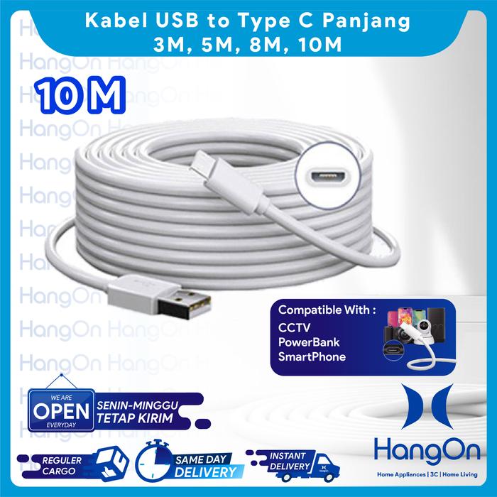 Jual Kabel Data Type C Panjang 3M/5M Pengisian Daya CCTV - 10 - Jakarta ...