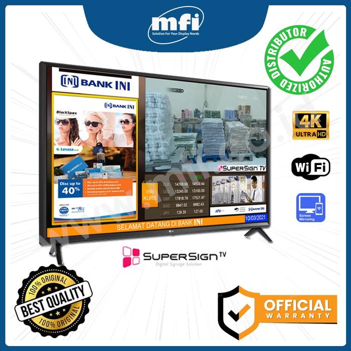Jual Digital Signage - LG 55 Inch TV SuperSign 55UT640S (TV Iklan ...