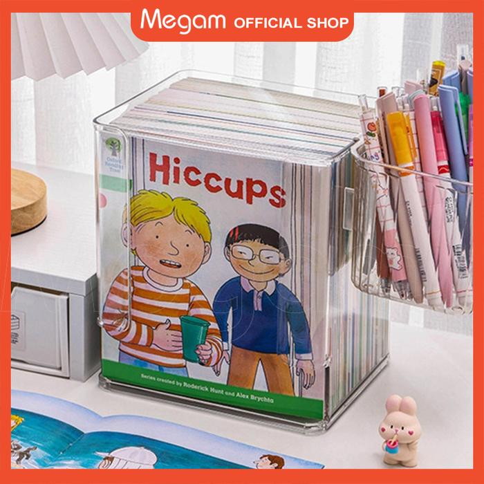 Promo MEGAM Storage Books Meja Container Kotak Penyimpanan Buku ...