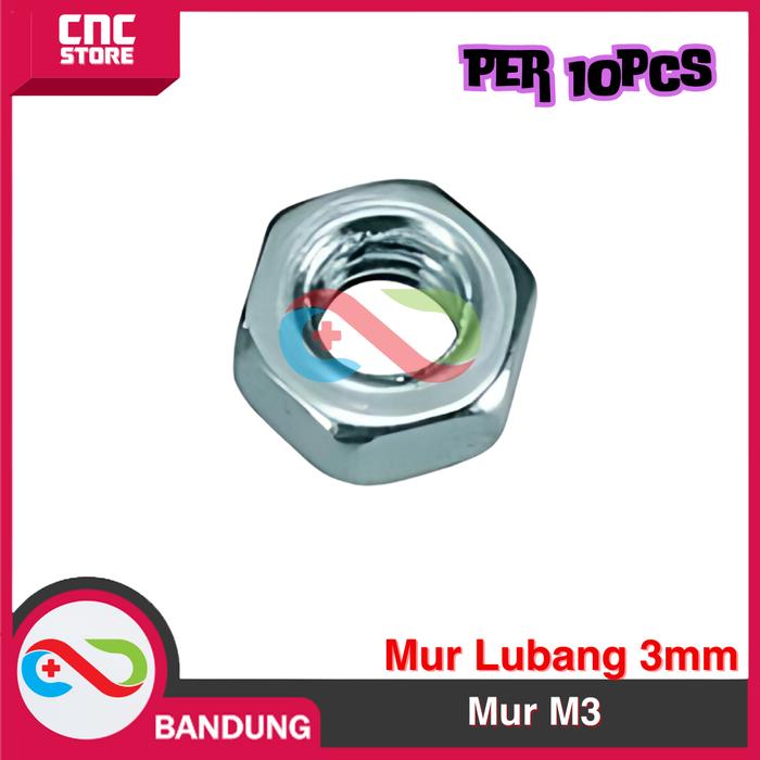 Jual 10Pcs BAUT BAUD RING MUR JP3 M3 M3x15 M3x20 M3x25 M3x30 - MUR M3 ...