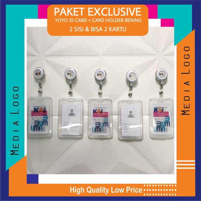 Jual YOYO GANTUNGAN ID CARD, 2 SISI LOGO KAI - KAI Induk, Putar ...