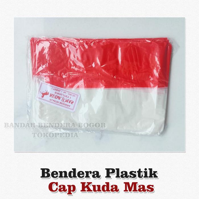 Jual Bendera Plastik Merah putih acara agustusan. isi 100 pcs. murah ...