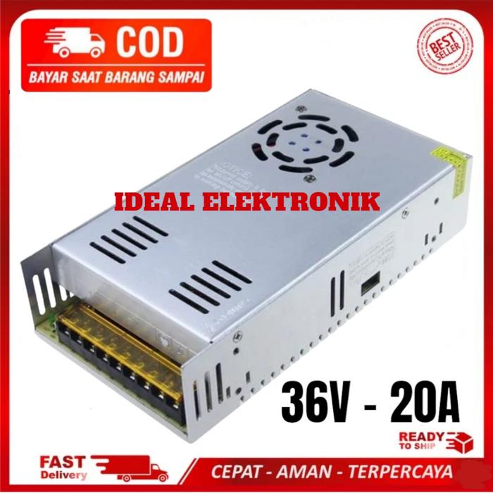 Jual Power Supply 36v 20a switching PSU 36 volt 20a - Jakarta Pusat - IDEAL ELEKTRONIK | Tokopedia