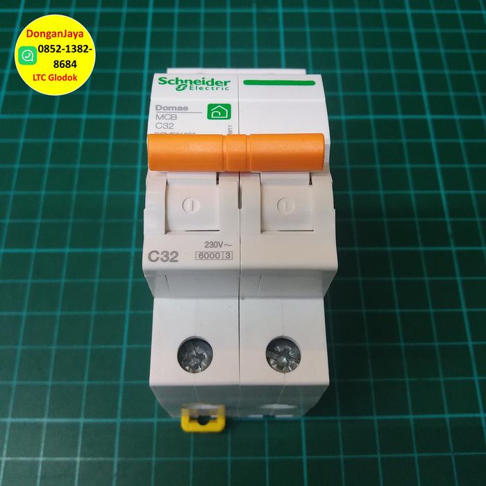 Jual Schneider MCB Domae 2P 32A 6kA 230Vac circuit breaker - Jakarta Barat - Donganjaya Glodok ...