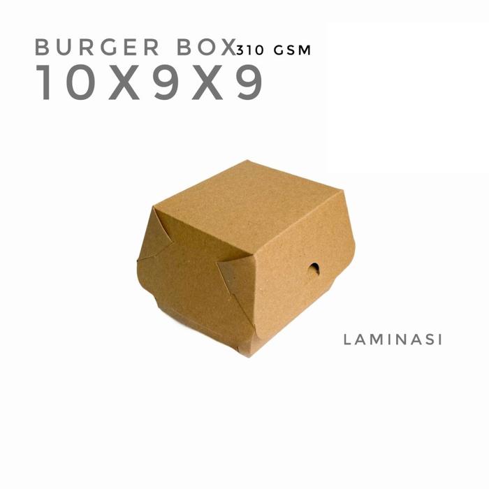 Jual Kotak Burger Dus Kemasan Snack Roti Kue Dimsum Lunch Box Ukuran ...
