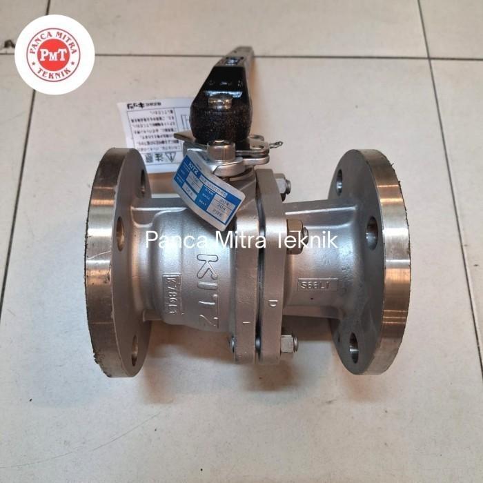 Jual 4" inch Ball Valve Flange Kitz Stainless SS304 JIS 10K / DN100 - Jakarta Barat - Panca ...