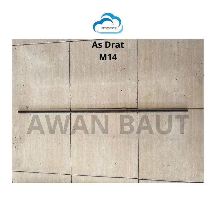 Jual As Drat Besi Mentah M14 Baut Stud Bolt Full As Drat - Kab. Bogor ...