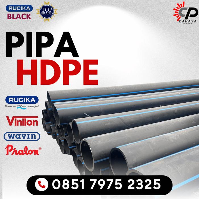Jual Pipa HDPE 6 inch PN 16 (160 mm) ; Pipa Hdpe Brand Rucika 6" inch 160mm PN16 | Pipa Air ...