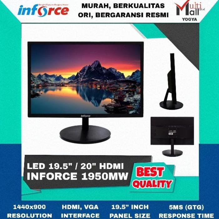 Jual ** MONITOR 19.5", 20" HDMI 75HZ LED INFORCE 1950MW HDMI 5MS ...