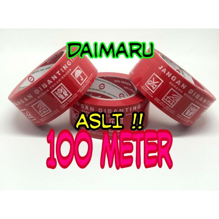 Jual Lakban Fragile Merah Daimaru 100 meter Jangan Dibanting - Kota Medan - Alfa Goes | Tokopedia