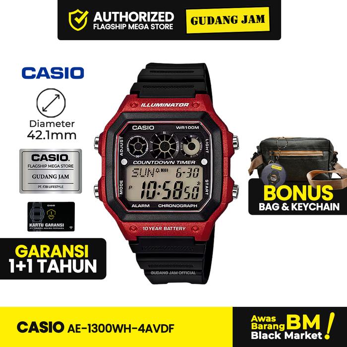 Promo Casio General AE-1300WH-4AVDF AE-1300WH AE-1300 AE1300WH AE1300 ...