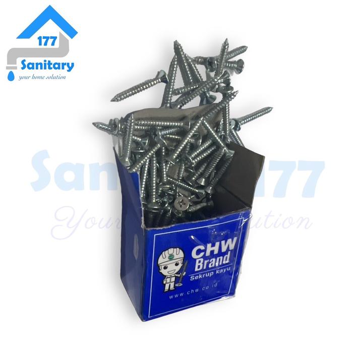 Jual 1 kotak Fisher / Sekrup s6- skrup screw kayu 6mmx25mm fiser piser ...