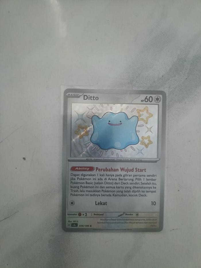 Jual Baby Shiny Ditto Kartu Pokemon TCG Indonesia - Jakarta Utara - Day ...