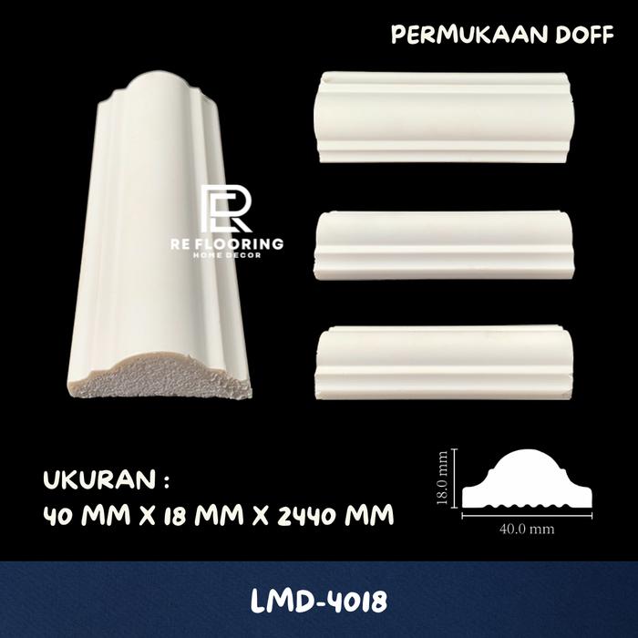 Promo List Wall Moulding PVC LAIV Putih - List Dinding / List Moulding ...