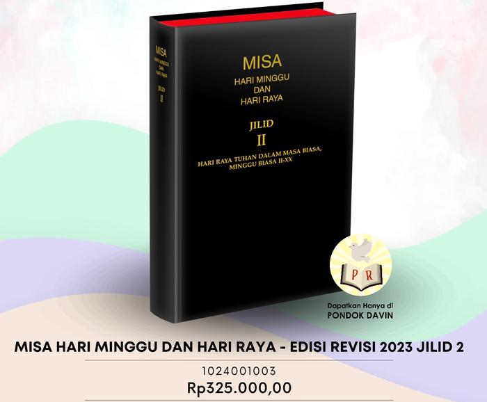 Jual Buku Misa Hari Minggu dan Hari Raya Edisi Revisi Jilid 2 II Buku ...