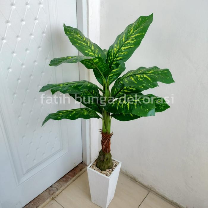 Jual Tanaman Dalam Pot Pohon Beras Tumpah Artificial// Sudah Dengan Pot ...