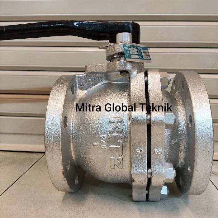 Jual Ball Valve Kitz Cast Iron 1" Inch / DN25 Flange JIS 10K - Jakarta ...