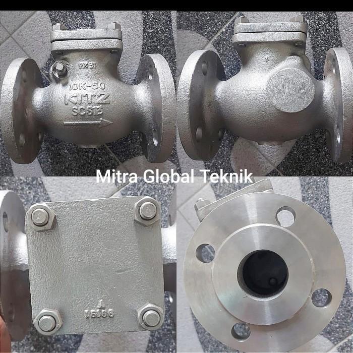 Jual Swing Check Valve Kitz 2" Inch /DN50 JIS 10K Stainless Steel SS304 - Jakarta Barat - Mitra ...