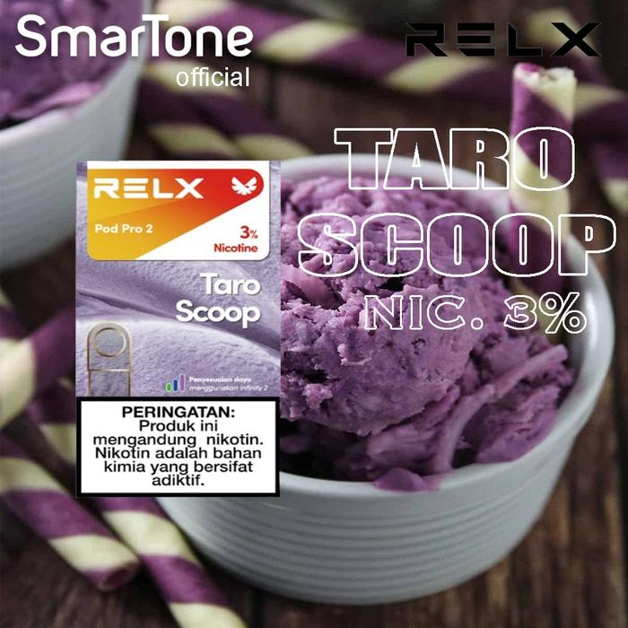 Promo RELX SATUAN POD INFINITY ESSENTIAL TARO SCOOP / TALAS Cicil 0% 3x ...