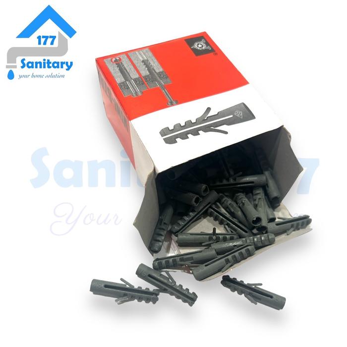 Jual 1 kotak Fisher / Sekrup s6- skrup screw kayu 6mmx25mm fiser piser ...