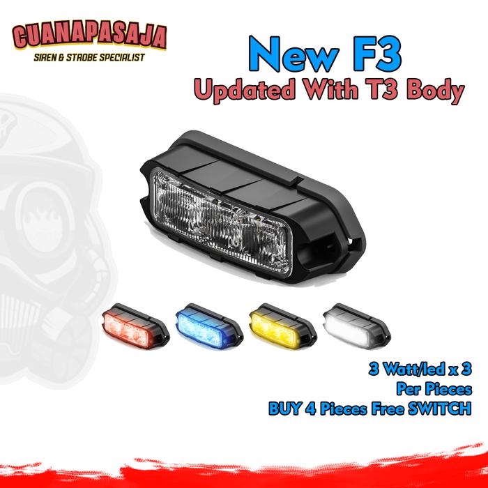 Jual Strobo Grill NEW F3 / T3 Lite Superbright Strobo - Kota Bandung ...