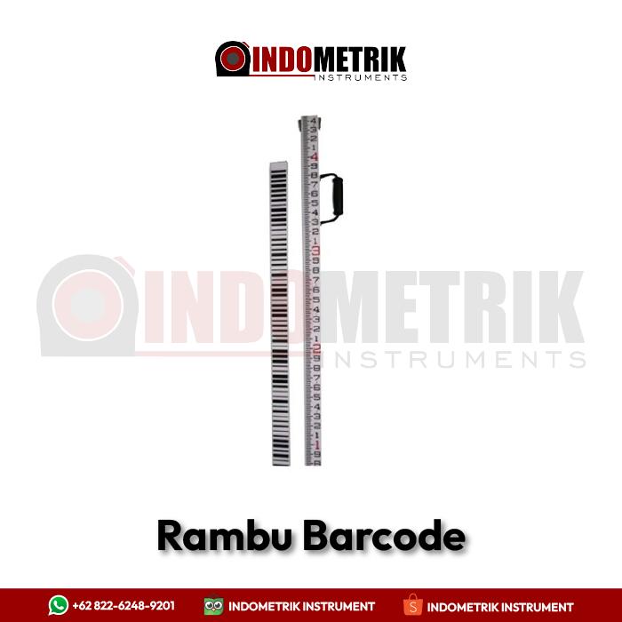 Jual Rambu Barcode / Barcode Staff 5 meter / 5 m Model Topcon dan Leica ...