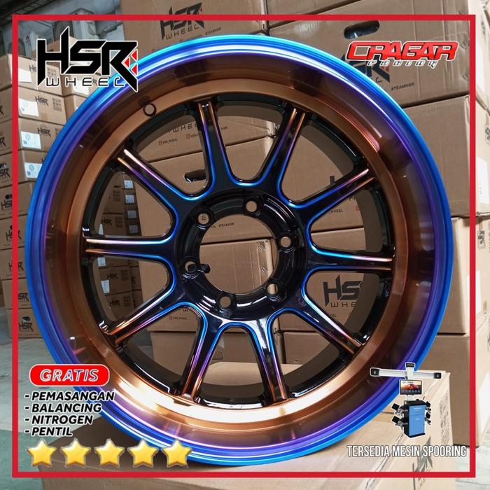 Jual Velg Mobil HSR Semi Offroad R18 Tipe Toboali Rainbow buat fortuner ...