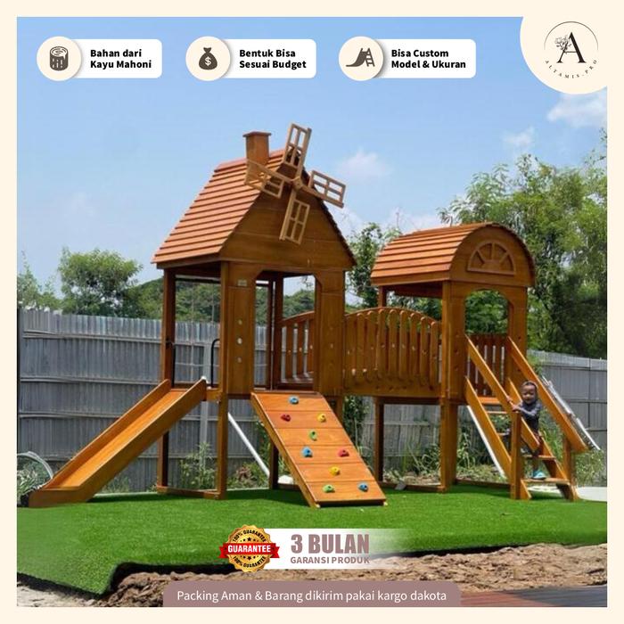 Jual Mainan Anak Playground Indoor Outdoor Brakiasi Perosotan Jembatan ...