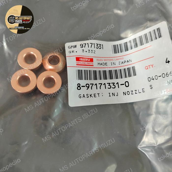 Jual GASKET NOZZLE INJECTOR ISUZU PANTHER DMAX NLR NMR & TRAGA ORIGINAL ...