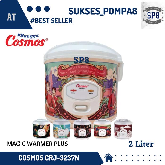 Jual COSMOS Magic Com CRJ-3237 Rice Cooker [2L] - Kota Tangerang ...