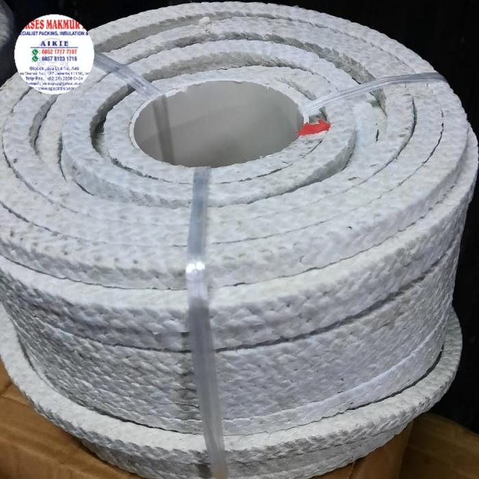 Jual GLAND PACKING ASBES TEFLON-ASBESTOS PTFE-RAMES PACKING 12MM(1/2 ...