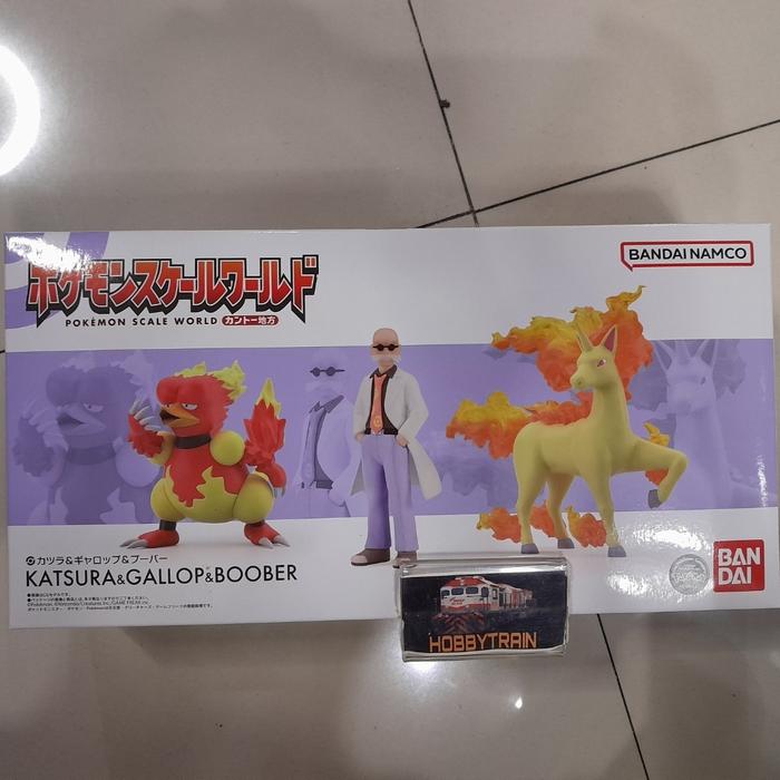 Jual Pokemon Scale World Kanto Region Blaine Rapidash Magmar Figure ...