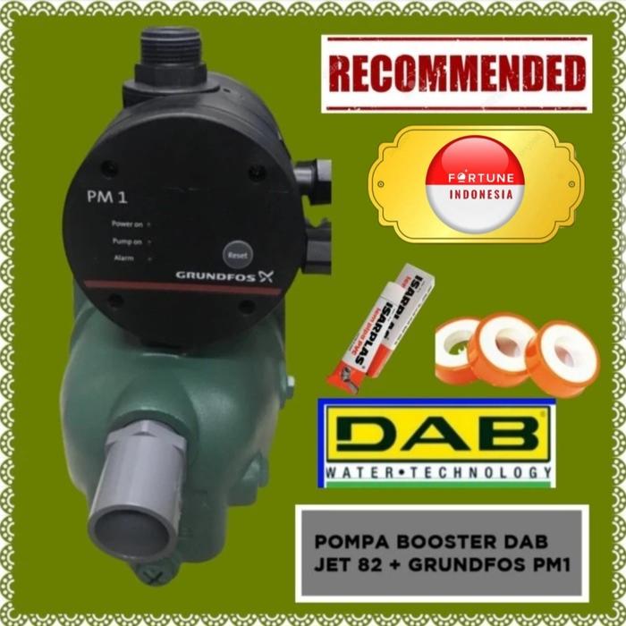 Jual Pompa air Booster pendorong DAB semi Jet pump 82M + AUTO Pressure ...