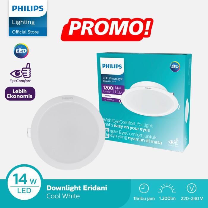 Promo [PROMO] Lampu Philips Downlight Eridani LED11 D150 14W 40K ...