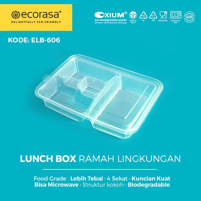Jual Lunch Box Ramah Lingkungan ecorasa ELB-606 (Oxium) - Jakarta Barat ...