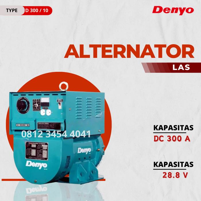 Jual Alternator Welding 10 KVA DC 300 A / Denyo Generator Las D300 ...