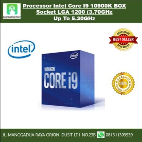 Jual PROCESSOR INTEL CORE I9 10900K BOX SOCKET LGA 1200-3.7GHz Up To 5 ...