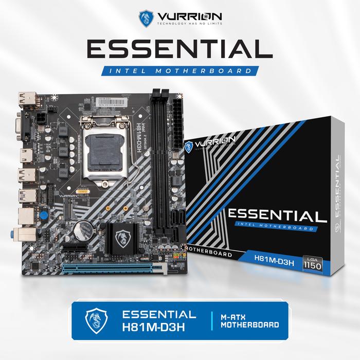 Jual MOTHERBOARD VURRION ESSENTIAL H81M-D3H LGA 1150 - Jakarta Pusat ...