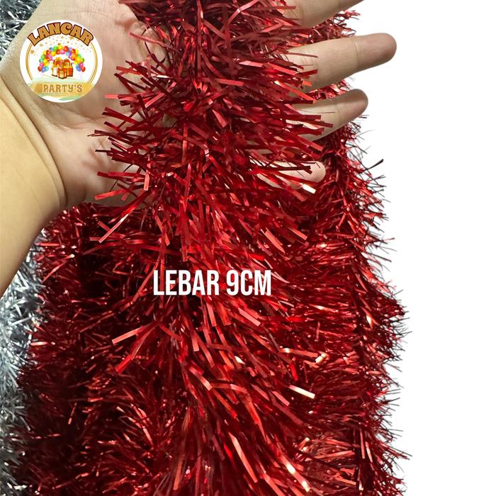 Jual Rumbai merah putih hiasan kemerdekaan/slinger merah putih tebal ...