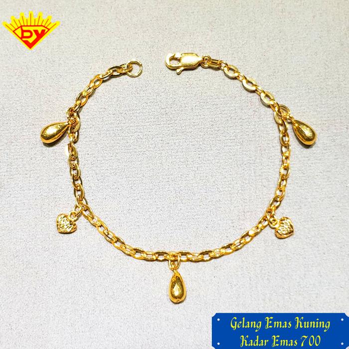 Jual Gelang Rantai Emas 010 Kadar Emas 700 - Jakarta Pusat - TOKO MAS ...